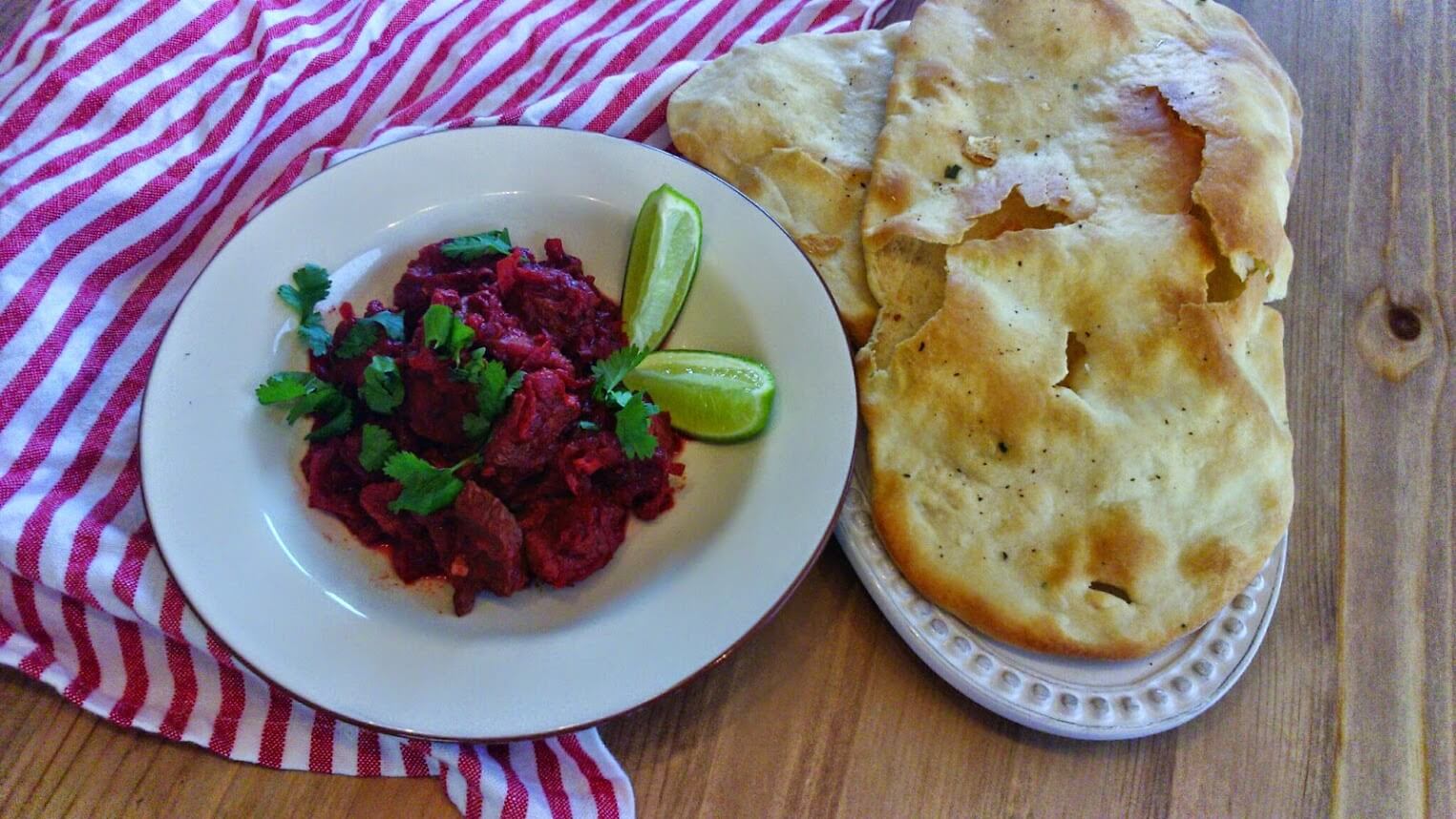 Curry z buraczkami - Chukandar Gosht przepis