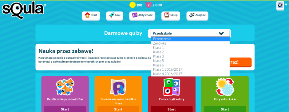 Squla - platforma edukacyjna dla dzieci - Blog Matczyne Fanaberie