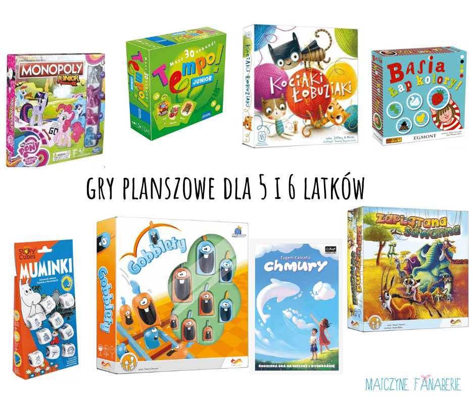 Gry planszowe dla 5 i 6 latka - Blog Matczyne Fanaberie